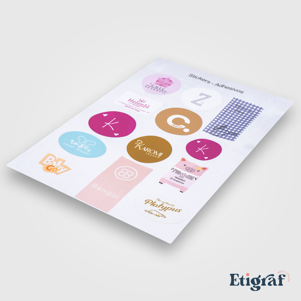 STICKERS PERSONALIZADOS – Etigraf Arte y Diseño